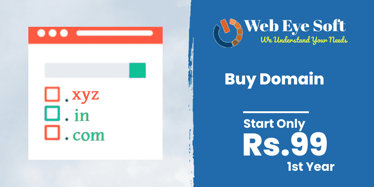 .COM domain book now today from Web Eye Soft